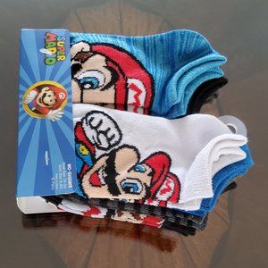 Nintendo | Accessories | Prs Super Mario Nintendo Kids Socks New | Poshmark